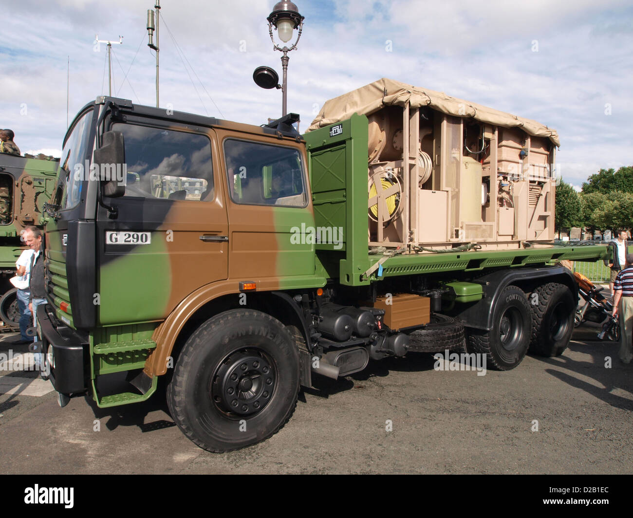 The Renault G290 truck is featured in a military parade along the ...