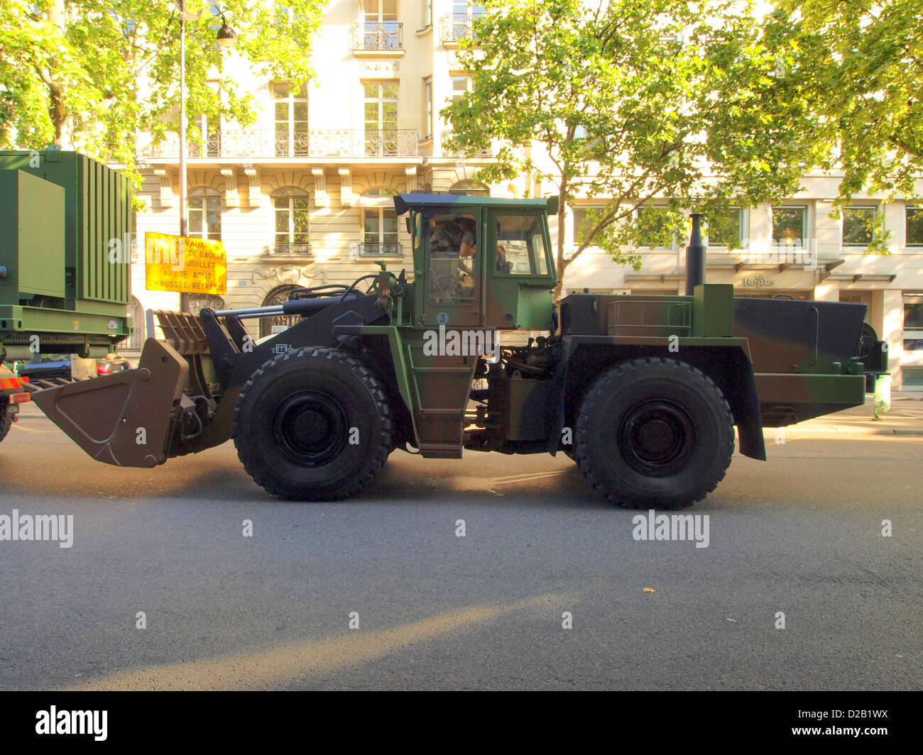 The French Army showcased military plant equipment and vehicles during ...