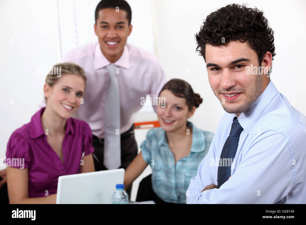 Students in training Stock Photo - Alamy