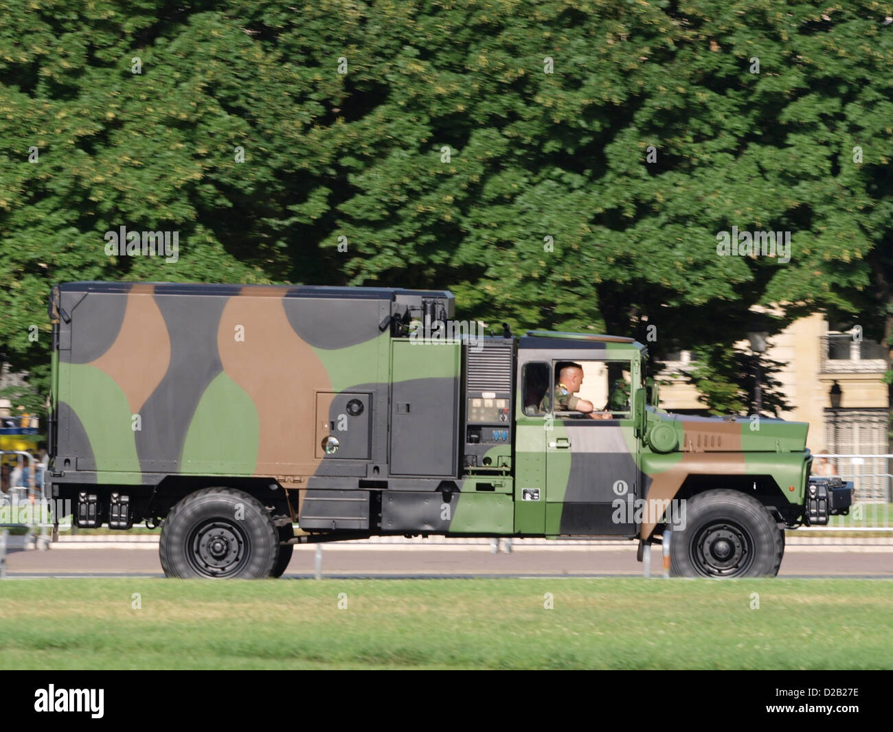 The ACMAT VLRA is a French military vehicle featured in a parade on the ...