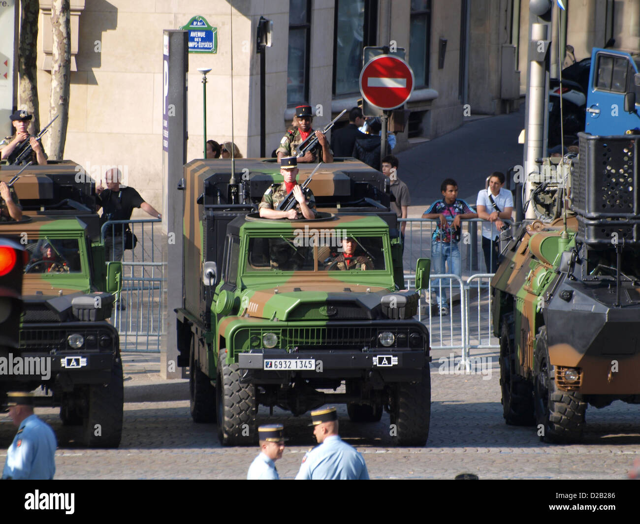 The ACMAT VLRA is a military vehicle often seen in parades, including ...