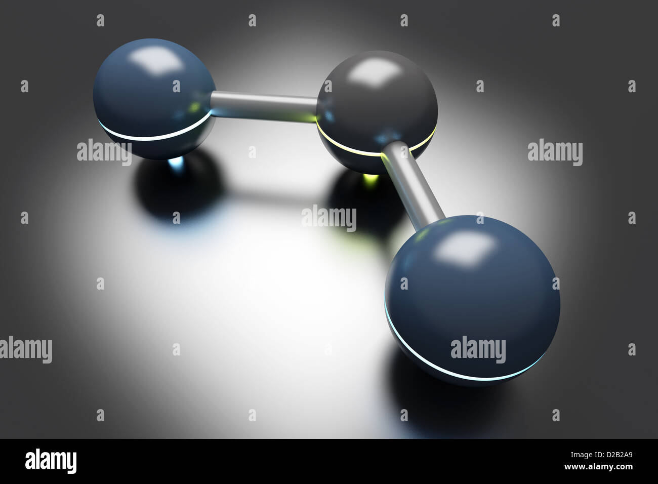 Co2 molecule carbon dioxide 3d hi-res stock photography and images - Alamy