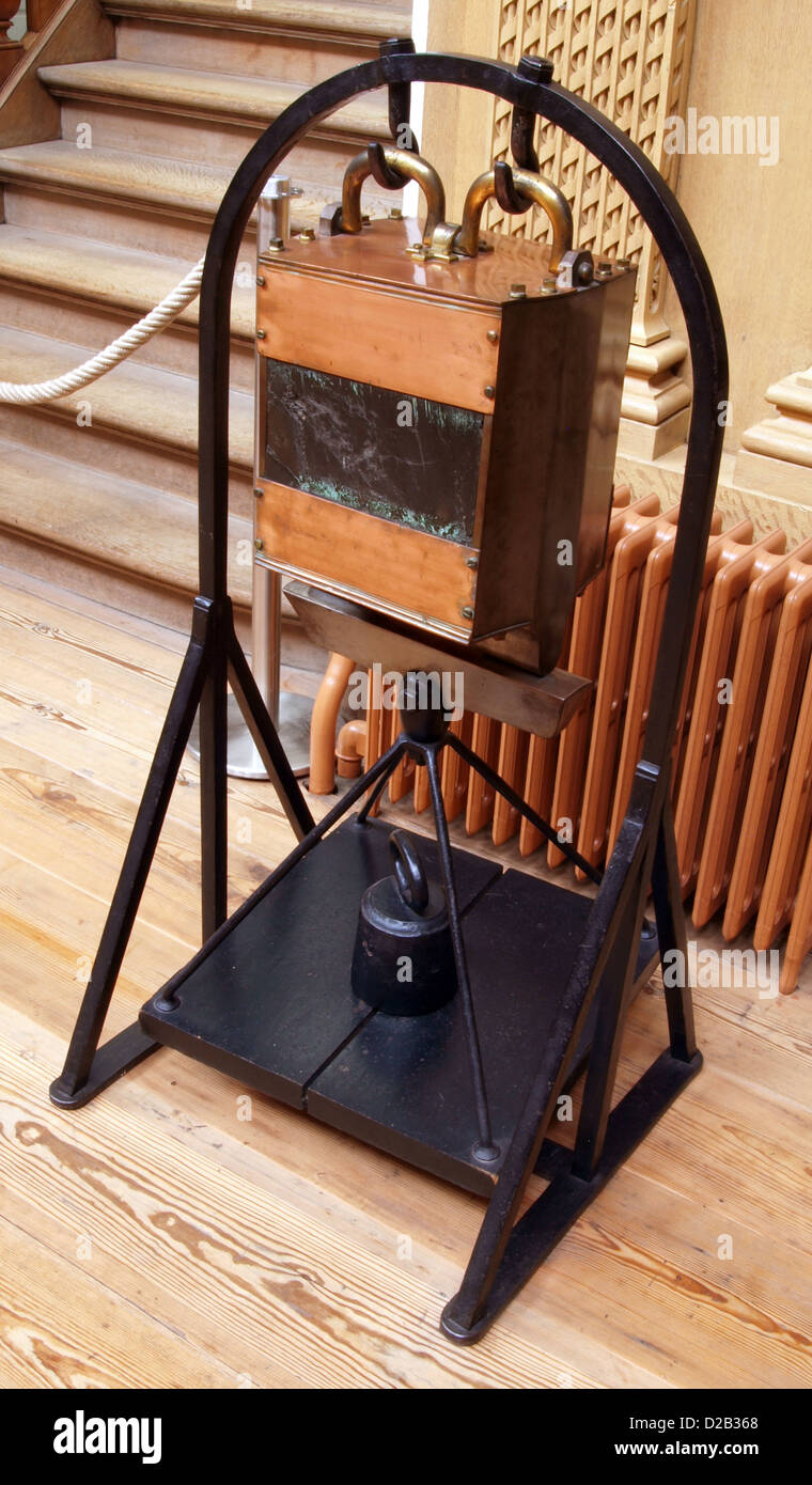 A large Siberian lodestone with armature, part of the Teylers Museum ...