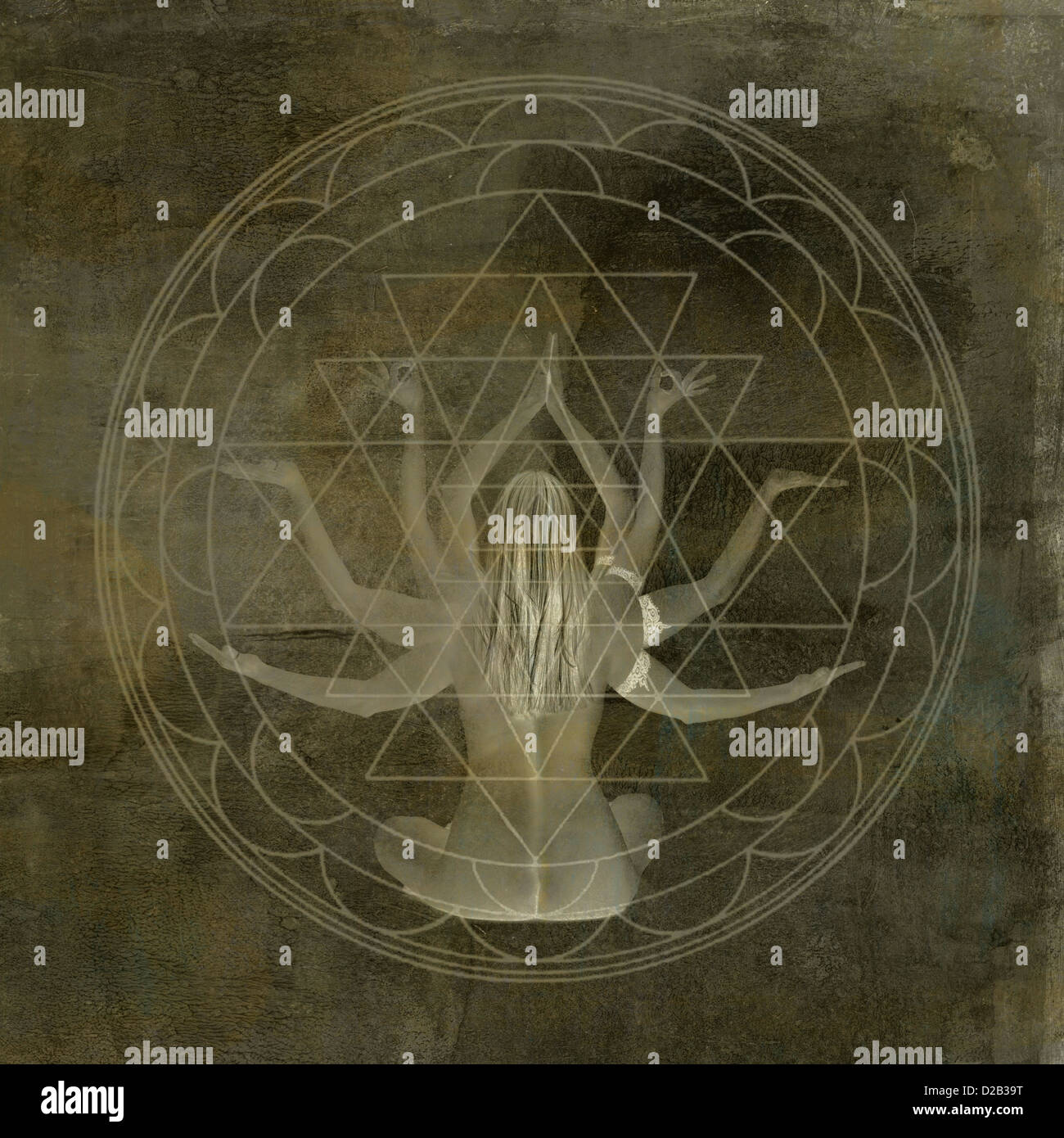 Eight arms woman hi-res stock photography and images - Alamy