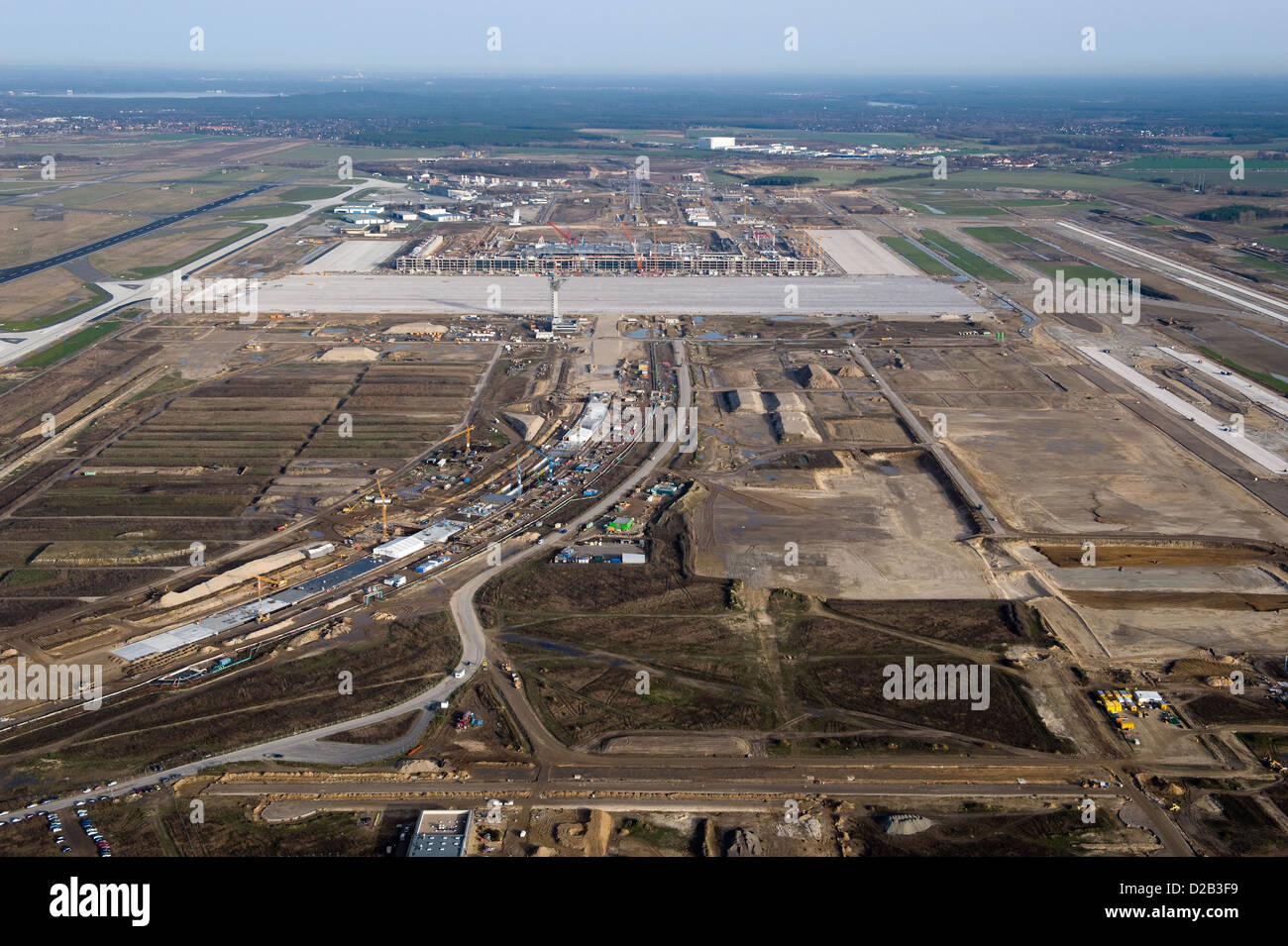 Schoenefeld, Germany, the BBI construction site Stock Photo - Alamy