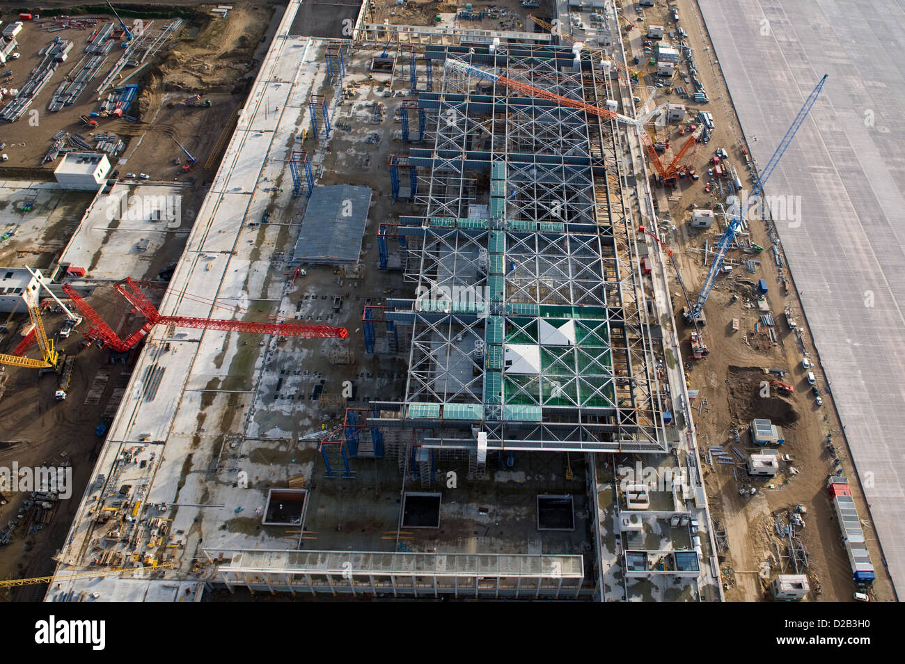 Schoenefeld, Germany, the BBI construction site Stock Photo - Alamy