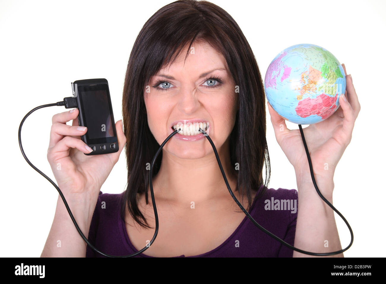 Biting keyboard hi-res stock photography and images - Alamy