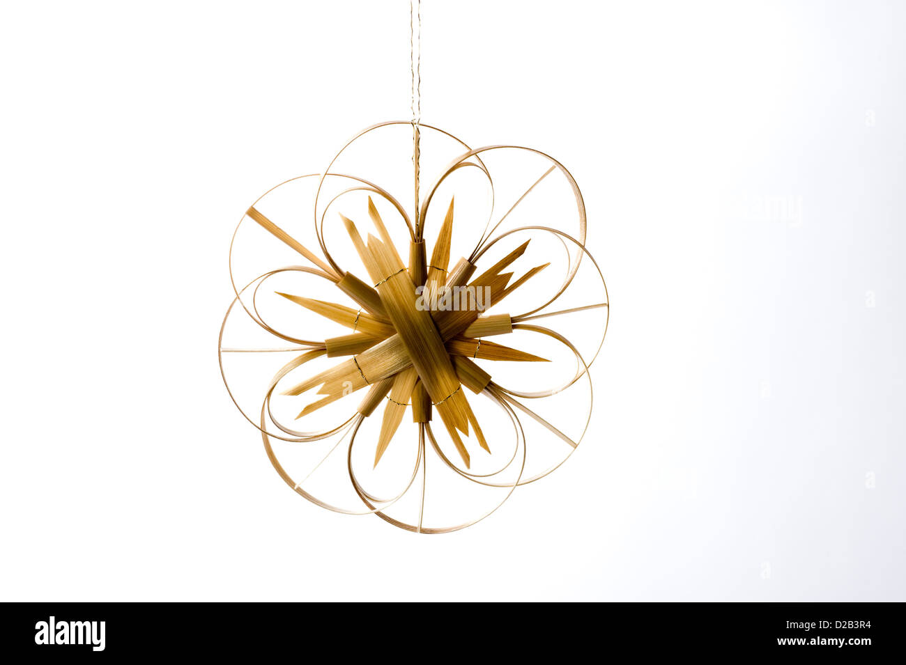 Berlin, Germany, a hanging Strohstern Stock Photo - Alamy