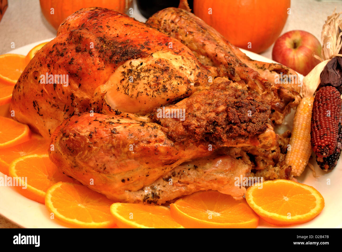 Festive Thanksgiving Turkey Stock Photo - Alamy