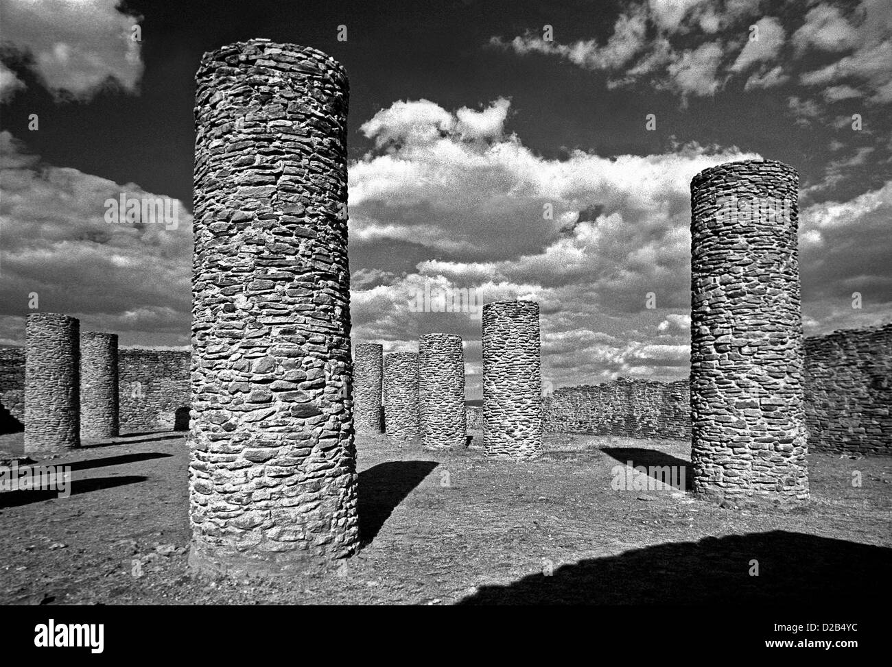 La Quemada (also known as Chicomostoc) ruins. Zacatecas, Mexico Stock ...