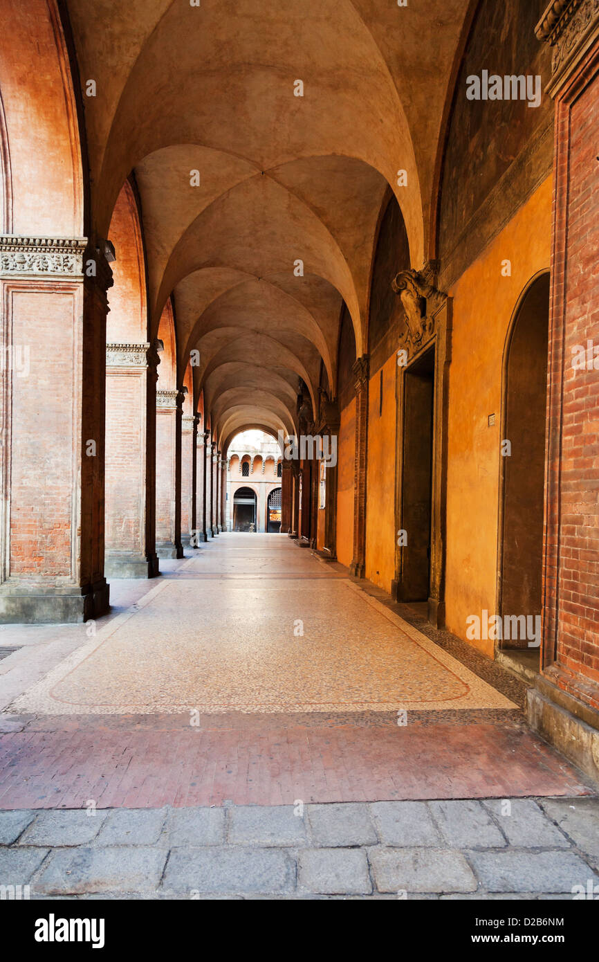 portico and arcades in Bologna, Italy Stock Photo - Alamy