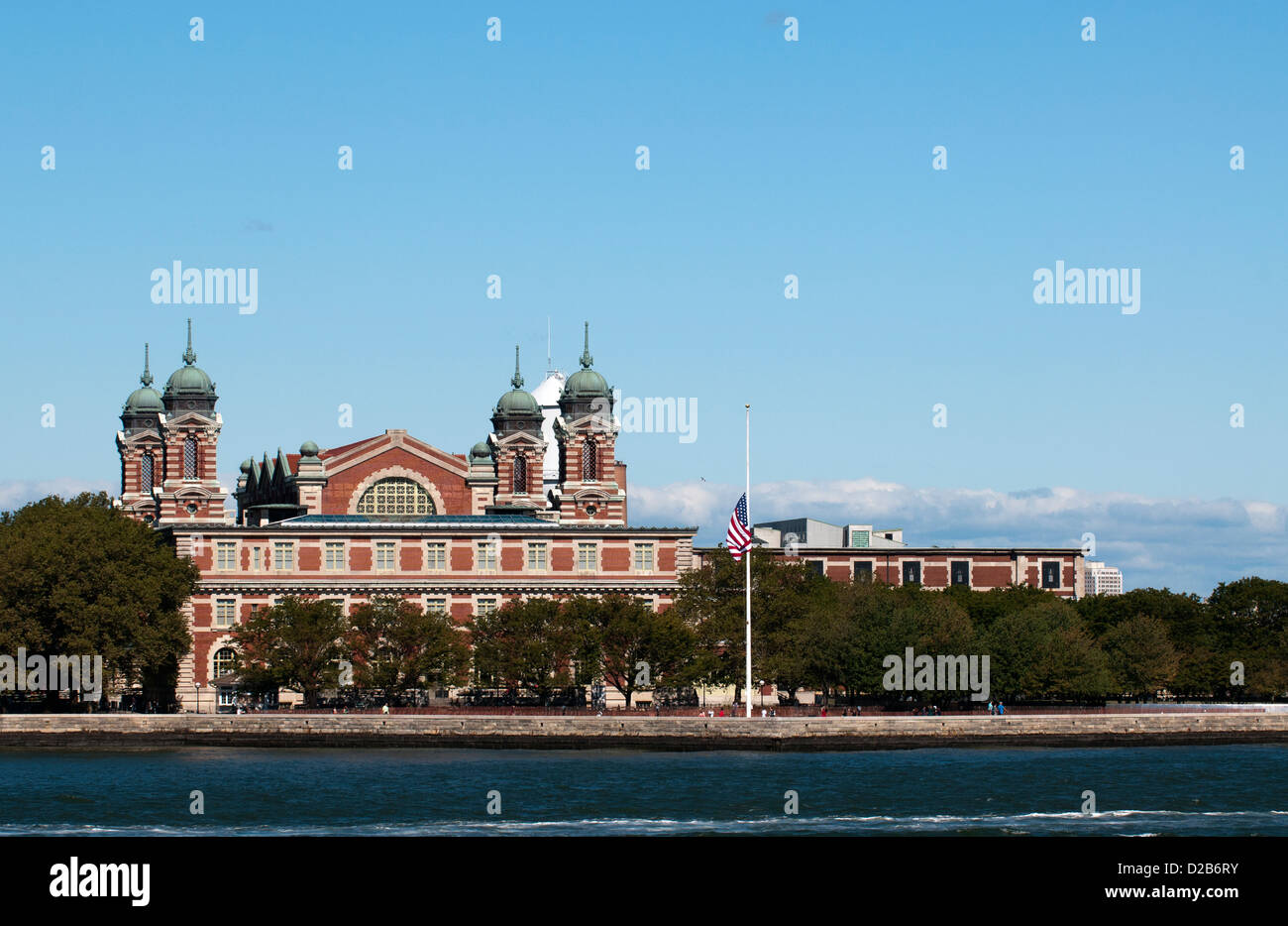 Original immigrant processing facility on Ellis Island Stock Photo - Alamy