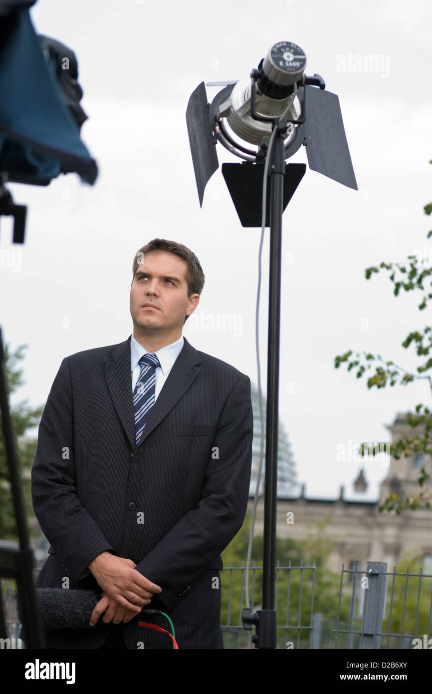 Berlin, Germany, CNN journalist Frederik Pleitgen Stock Photo - Alamy
