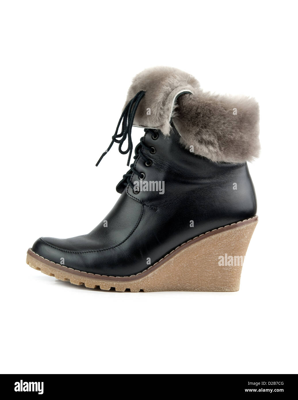 woman boot isolated on white background Stock Photo - Alamy
