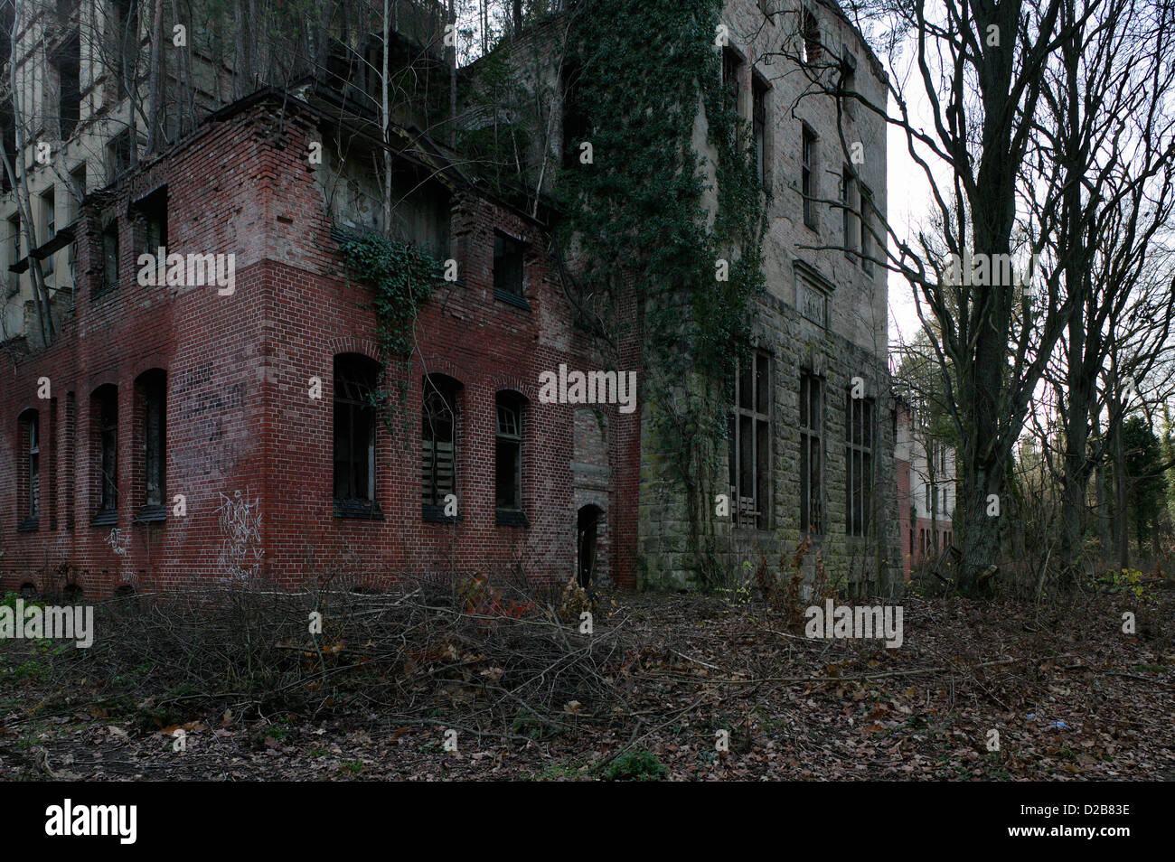 Beelitz Heilstaetten, Germany, the former sanatorium Beelitz ...
