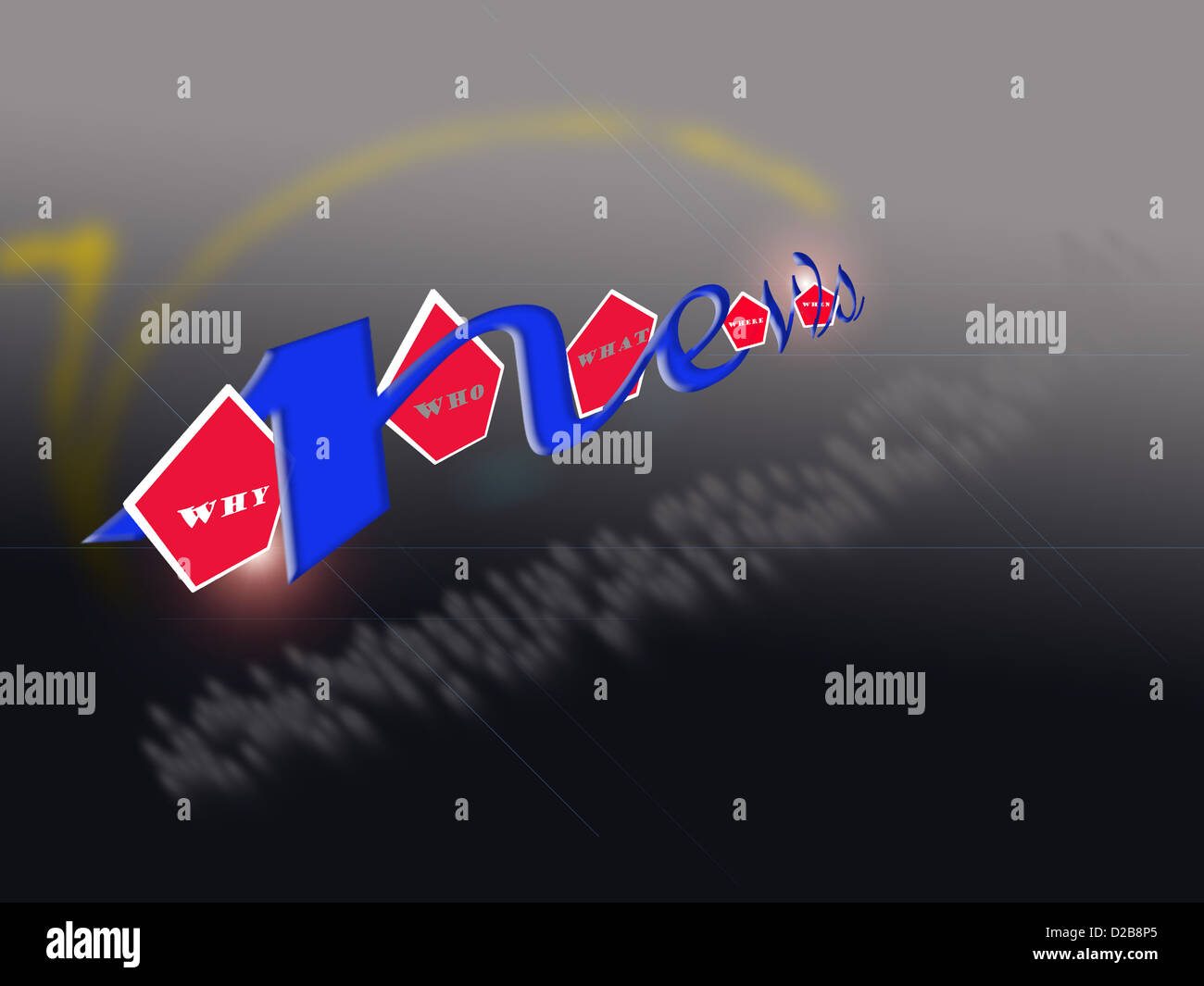 journalism and news: abstract and conceptual image Stock Photo - Alamy