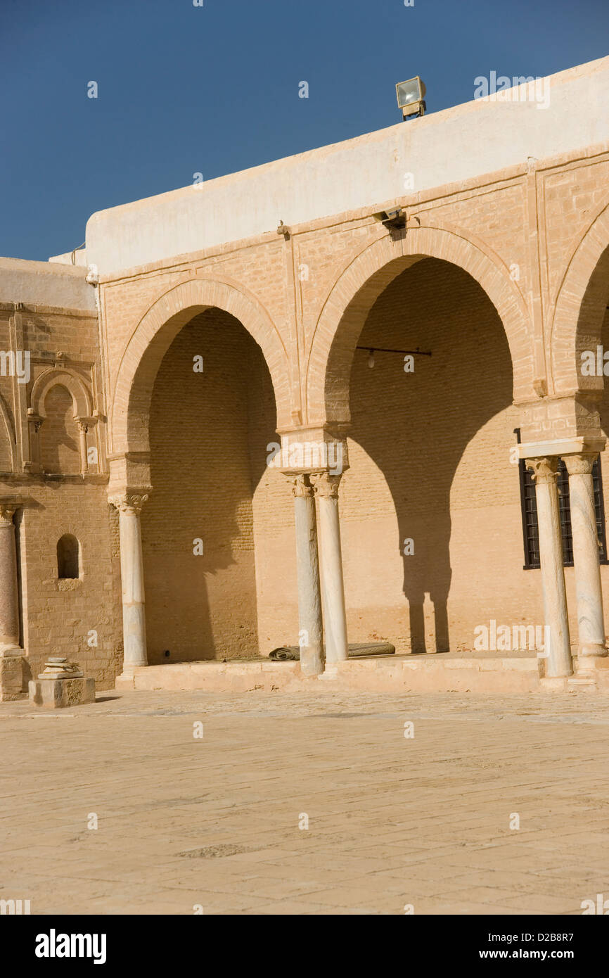 The Great Mosque of Sidi Oqba in Kairouan, Tunisia Stock Photo - Alamy