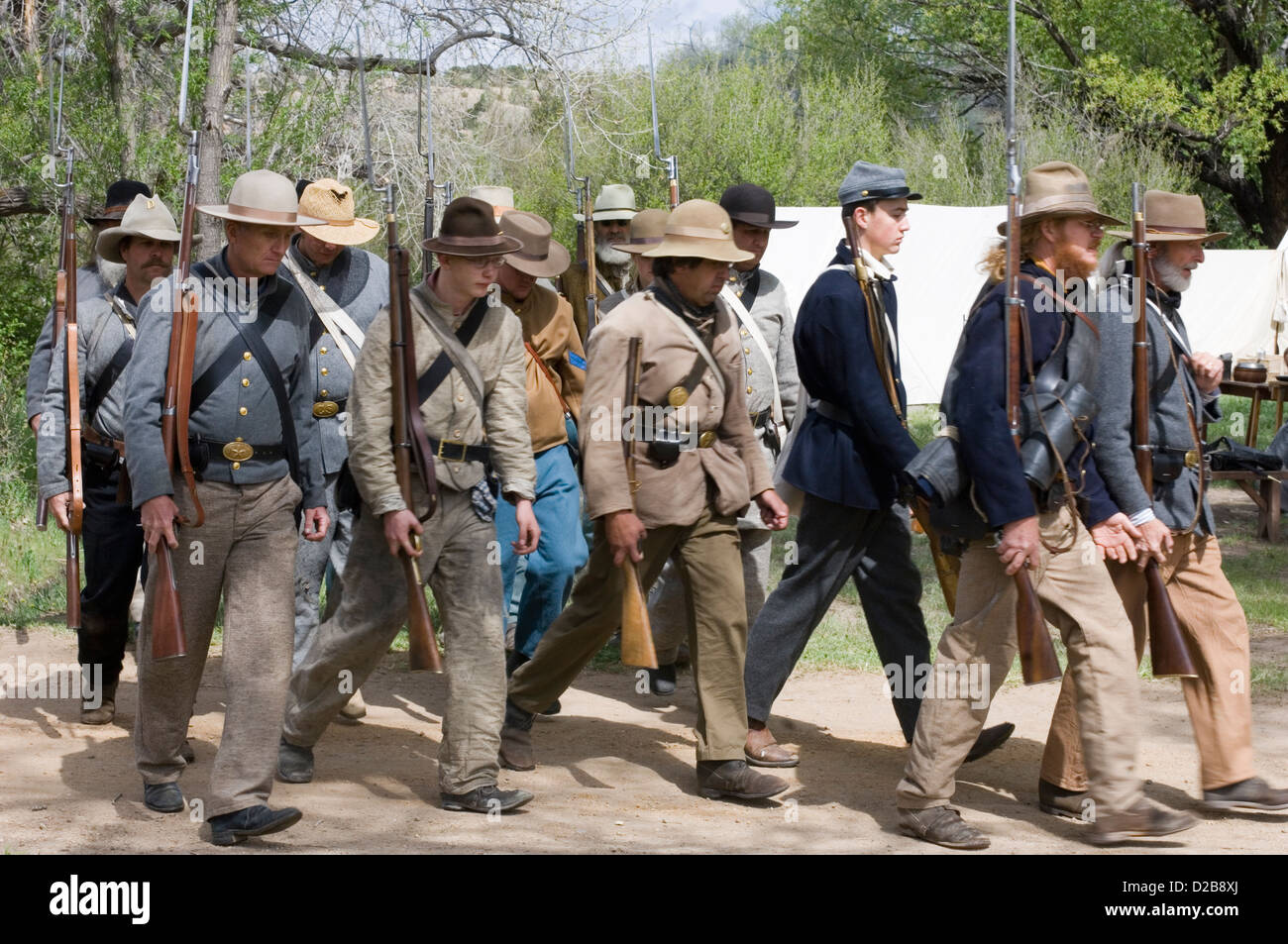 The battle of glorieta pass confederate hi-res stock photography and ...