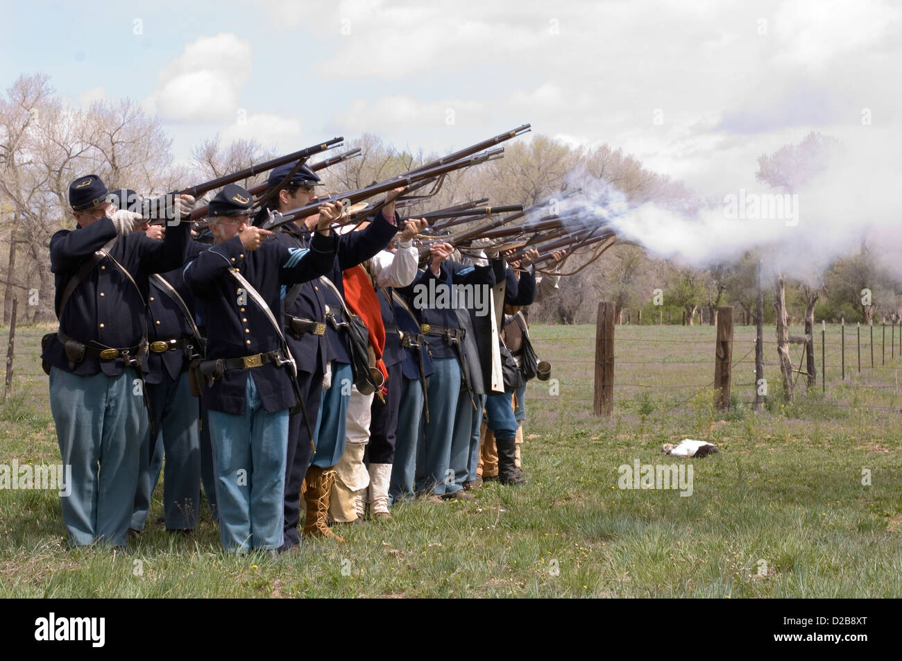 Civil War Reenactment Battles Of Glorieta Pass And Apache Canyon In New ...