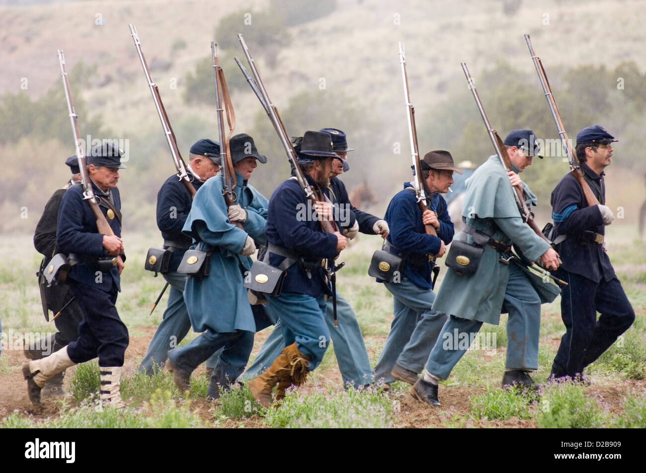 Civil War Reenactment Battles Of Glorieta Pass And Apache Canyon In New ...