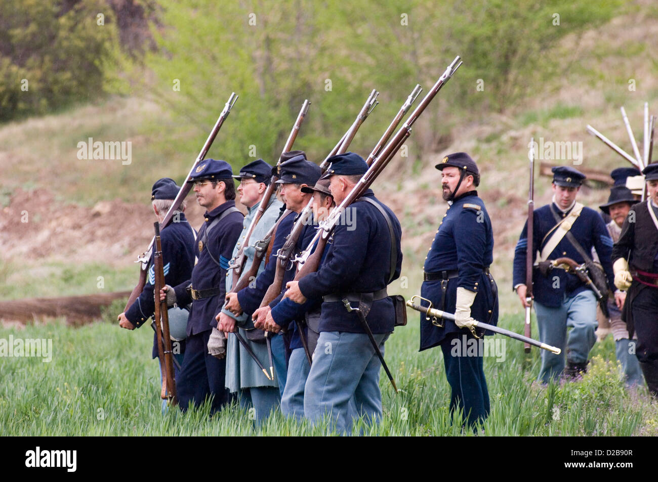 Civil war battle of glorieta pass hi-res stock photography and images ...