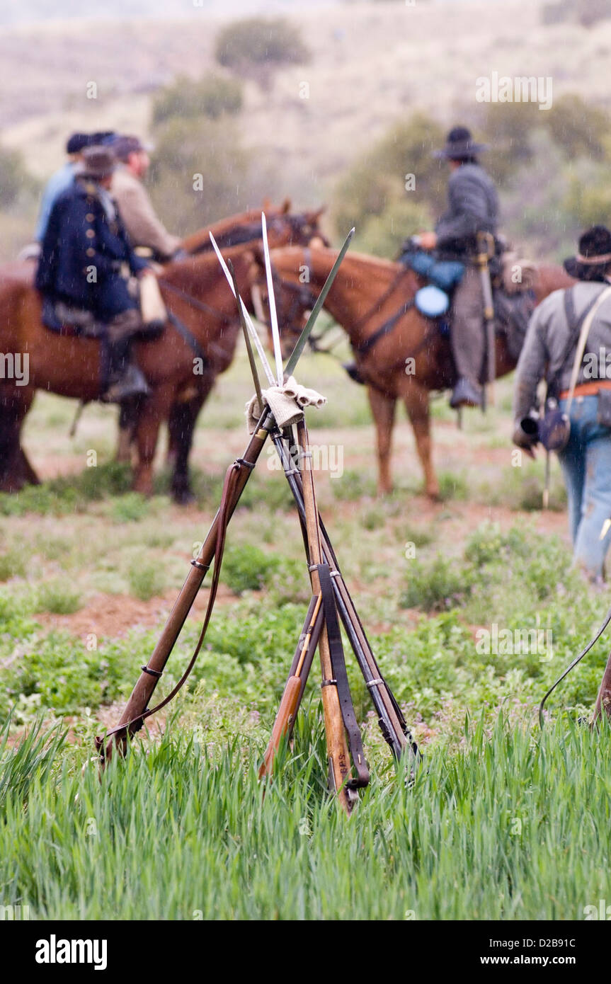 Civil War Reenactment Battles Of Glorieta Pass And Apache Canyon In New ...