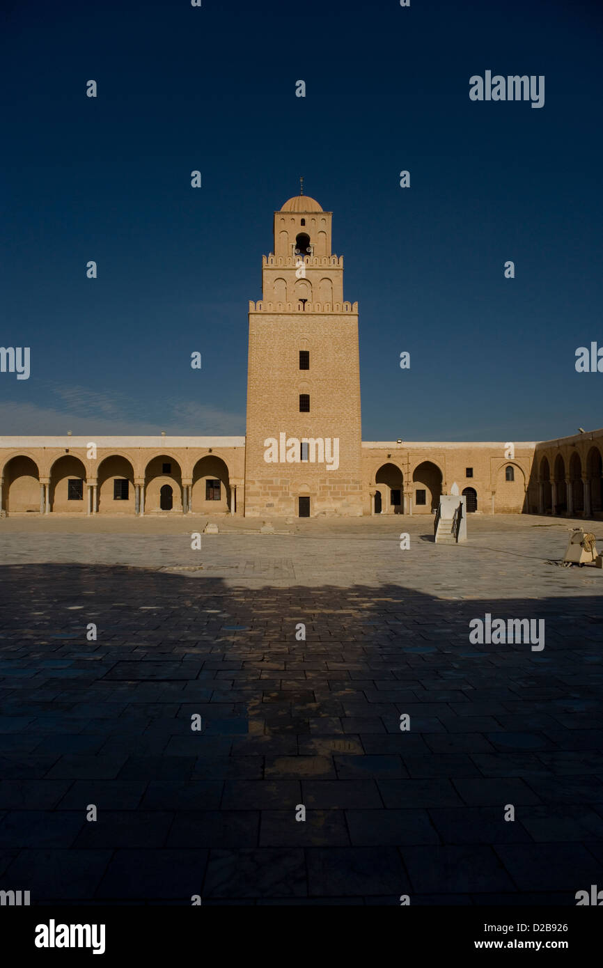 The Great Mosque of Sidi Oqba in Kairouan, Tunisia Stock Photo - Alamy