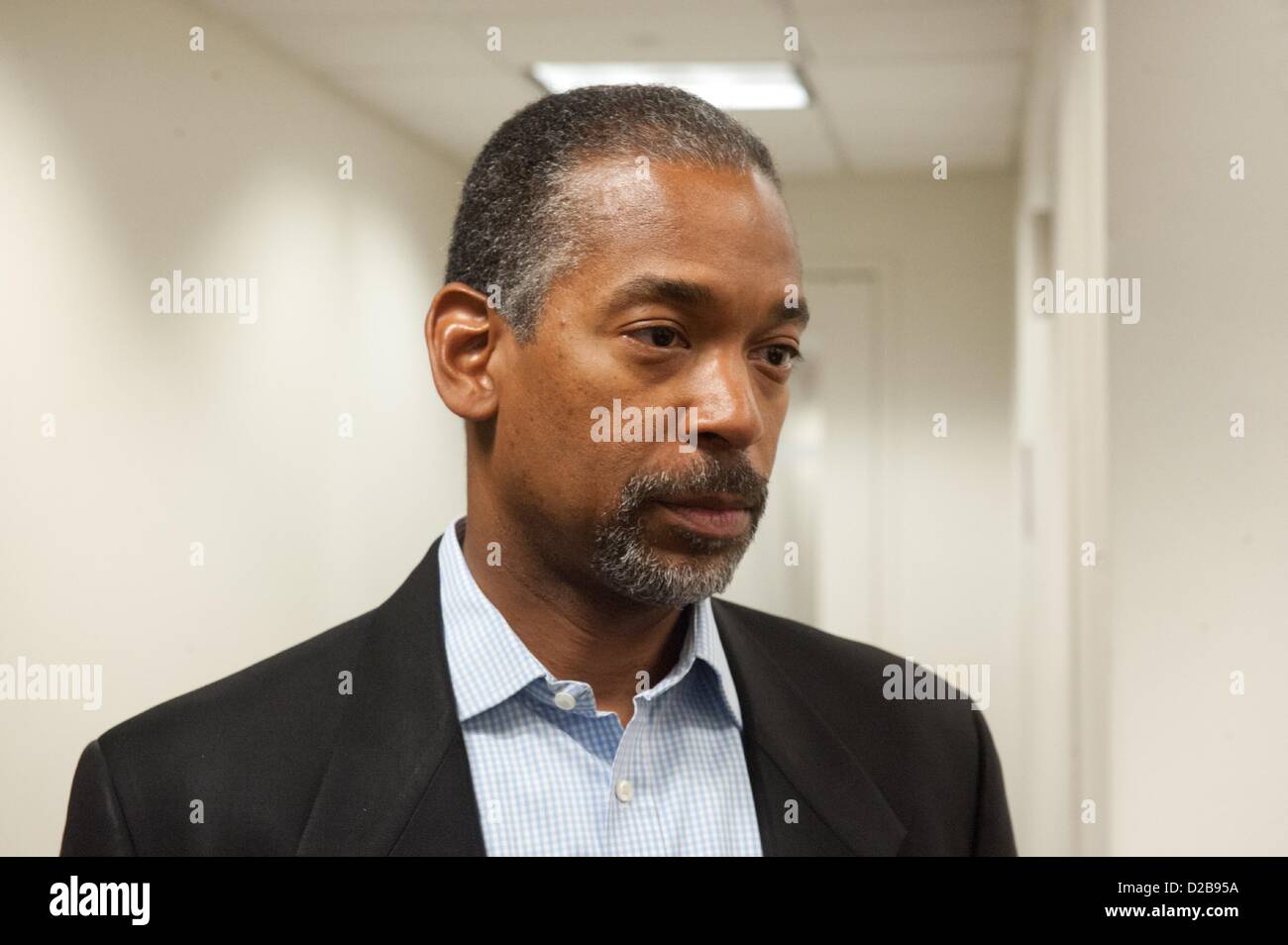 Jan. 18, 2013 - Manhattan, New York, U.S. - NYCHA Chair JOHN RHEA ...