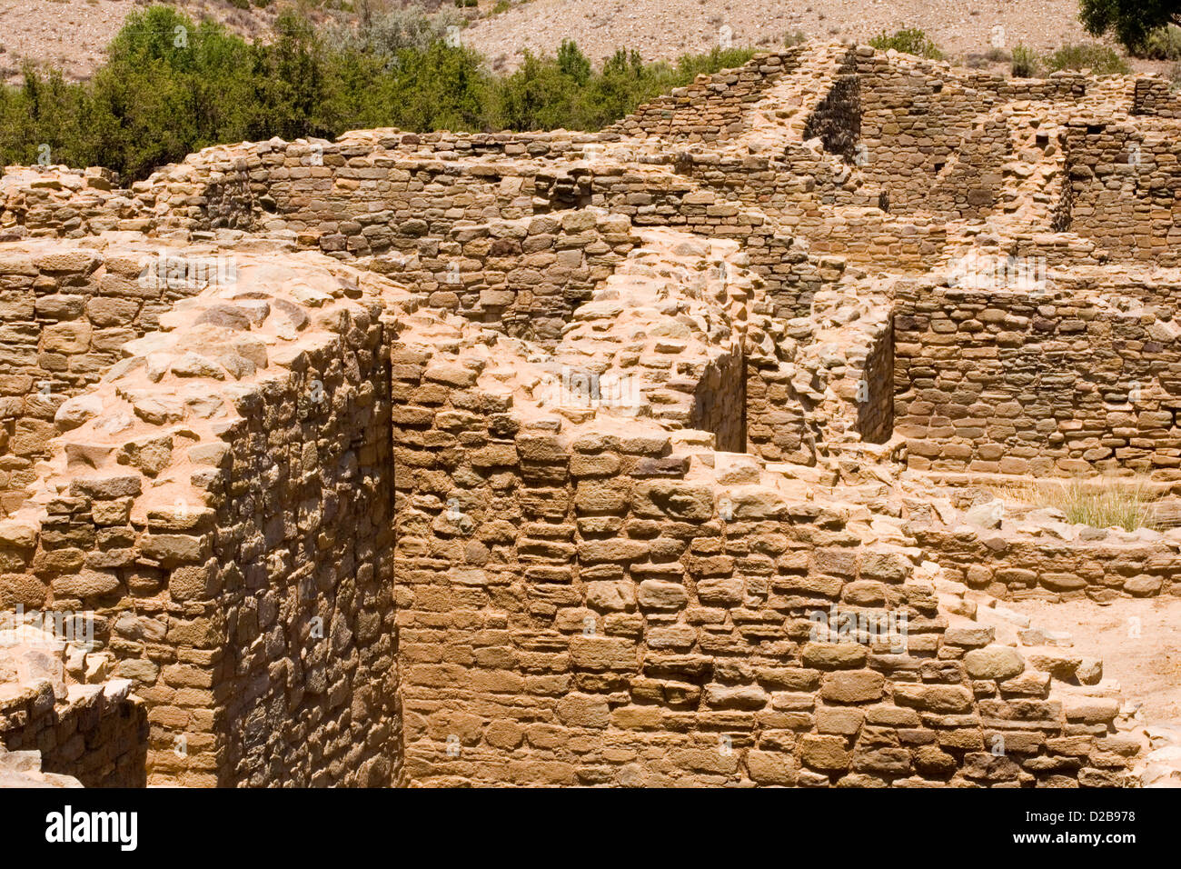 Aztec Ruins National Monument New Mexico.Midway Between Two Ancestral ...