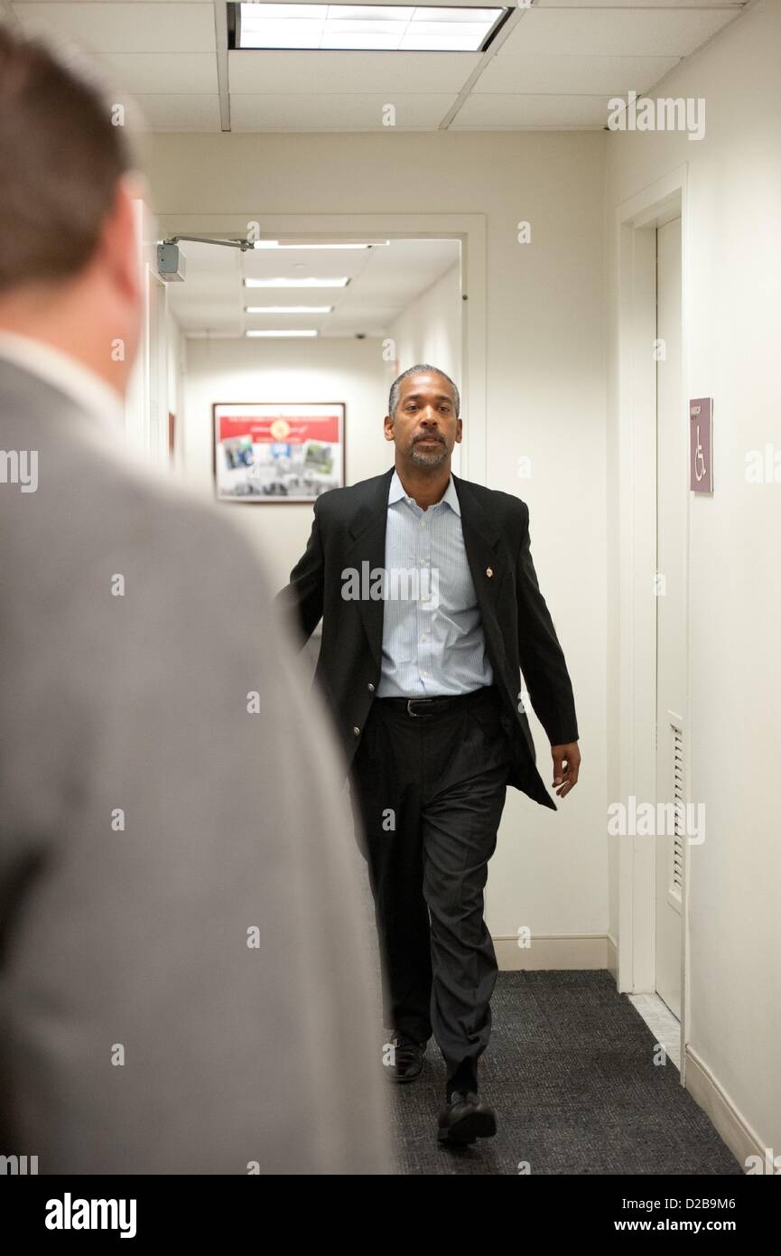 Jan. 18, 2013 - Manhattan, New York, U.S. - NYCHA Chair JOHN RHEA ...
