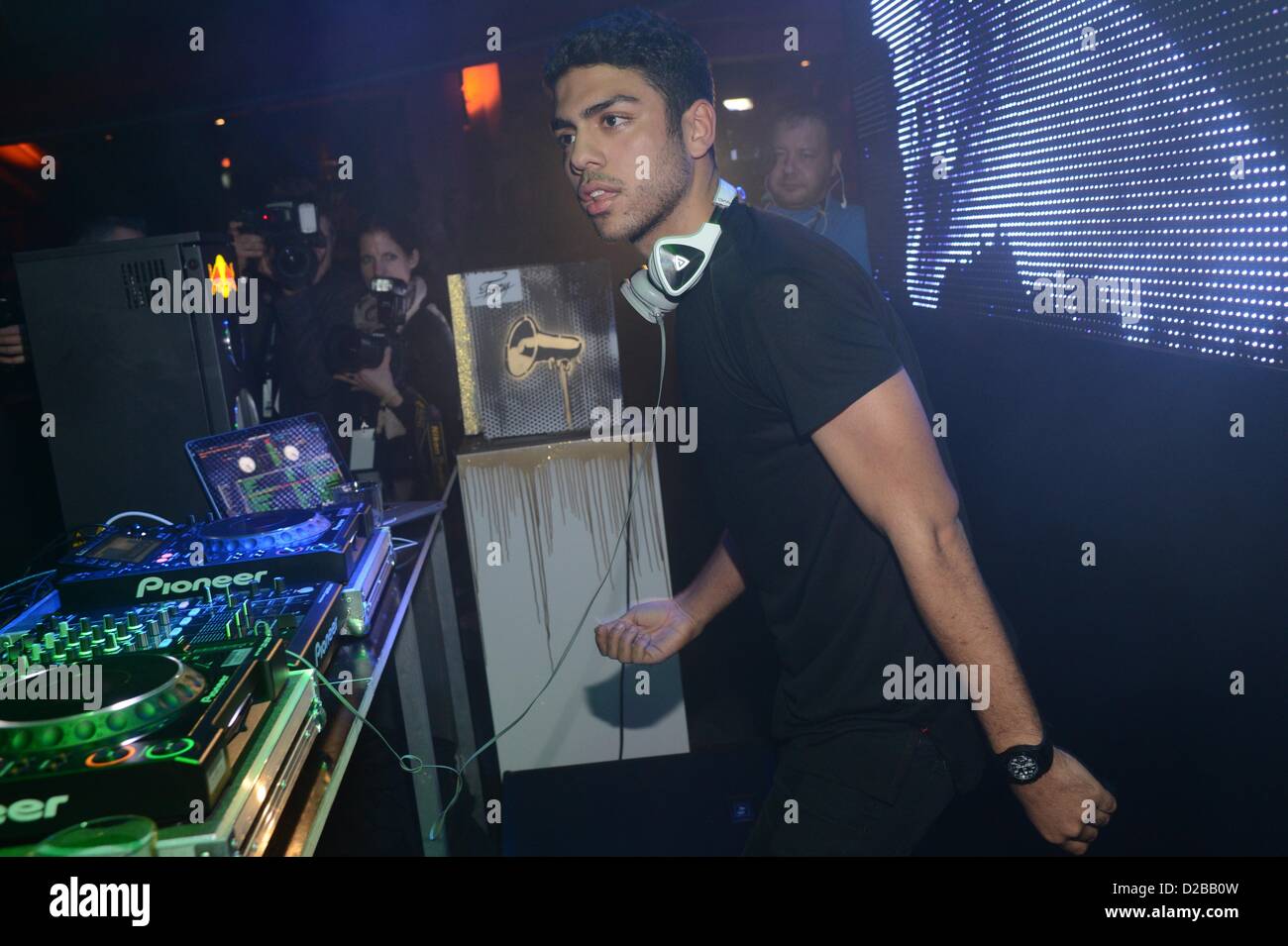 Noah Becker on his 19th birthday as DJ attends the aftershow party on ...