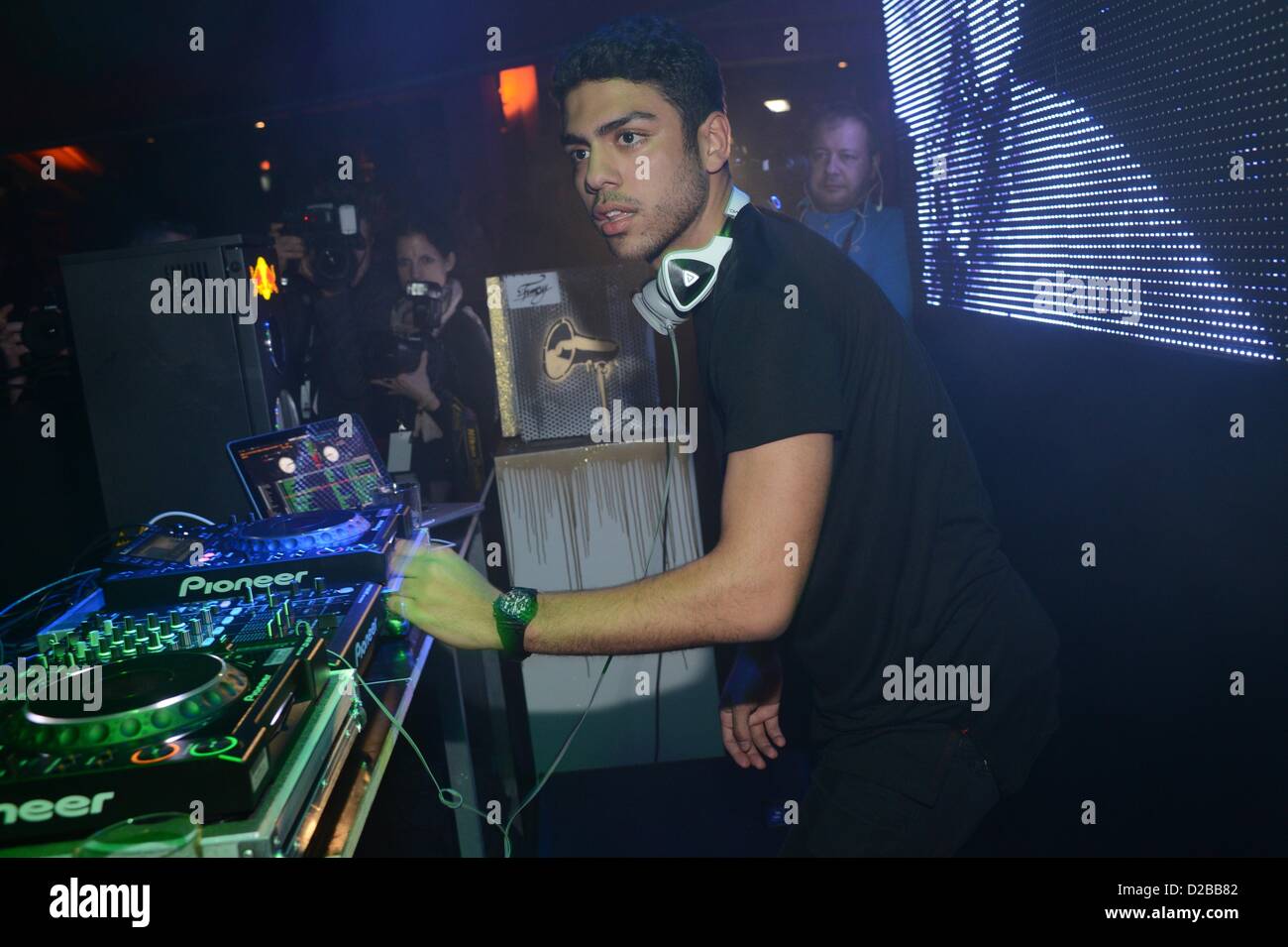 Noah Becker on his 19th birthday as DJ attends the aftershow party on ...