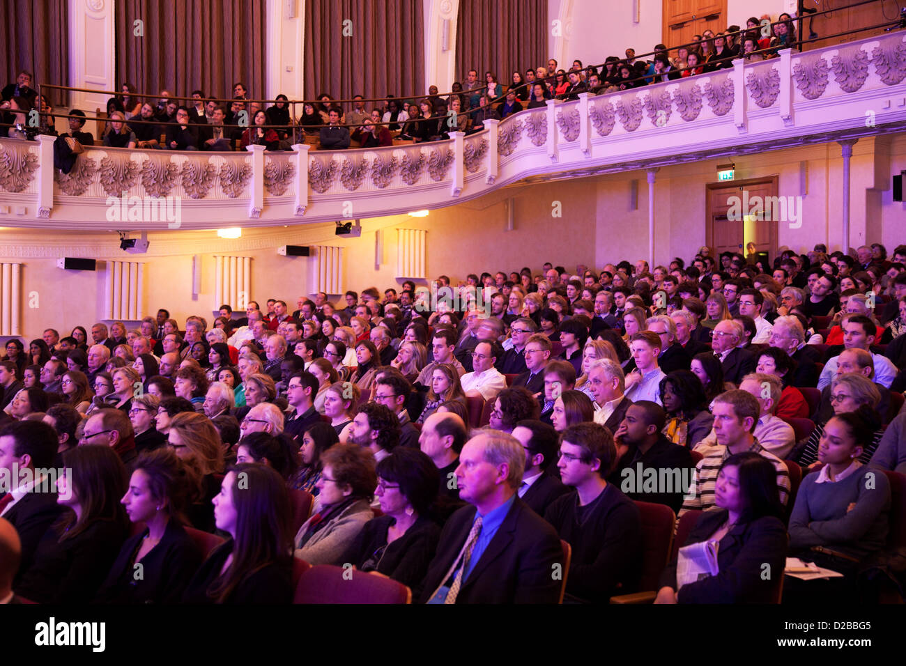 Audience at Cadogan Hall, London Stock Photo - Alamy