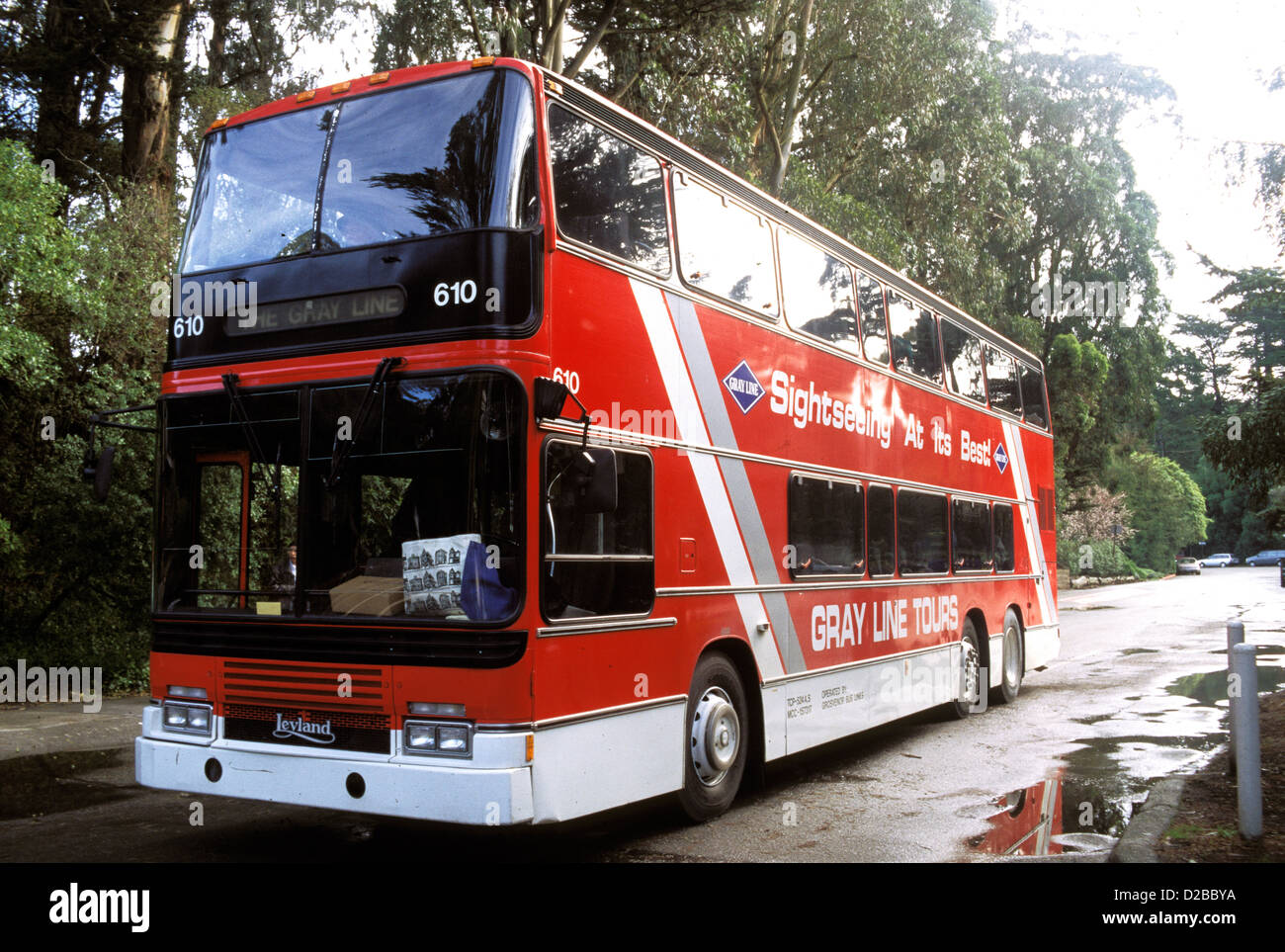 Gray Line Sightseeing Bus. San Francisco, California Stock Photo - Alamy