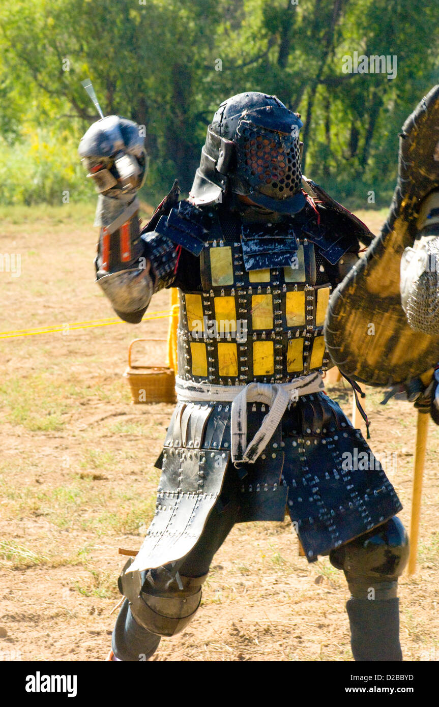 Mock Battle At The Santa Fe, New Mexico, Renaissance Fair Stock Photo ...