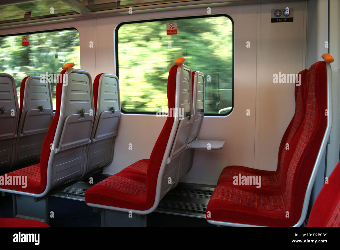 Train wagon seats hi-res stock photography and images - Alamy