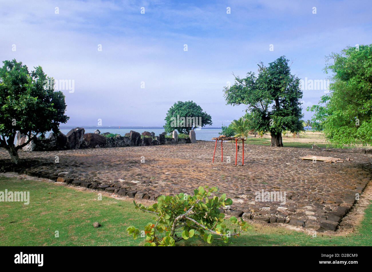 French Polynesia, Tahiti, Rai Atea. Religious Sacrifice. Mara ...