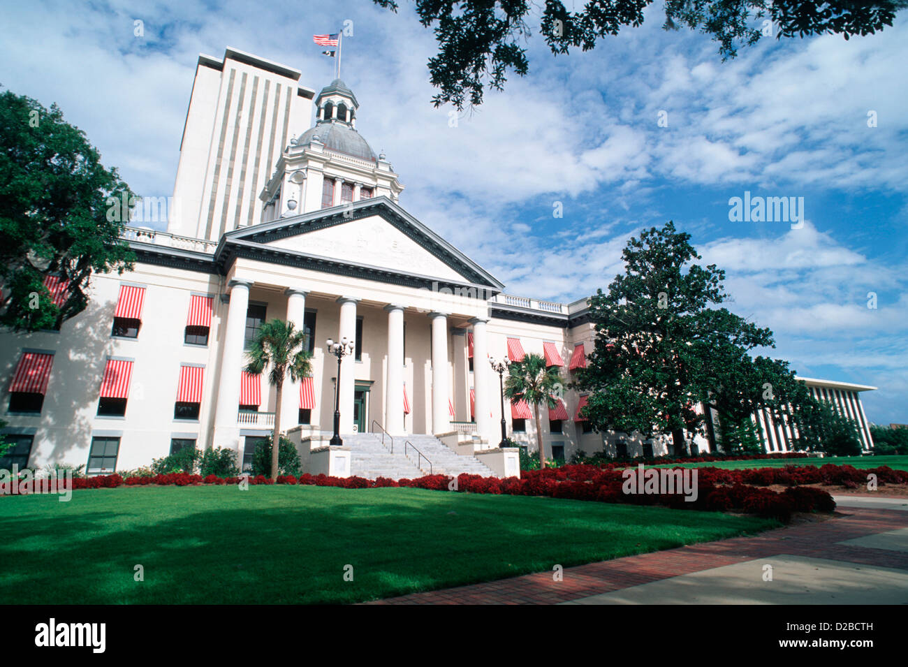 Florida, Tallahassee. Old And New State Capitol Buildings Stock Photo ...