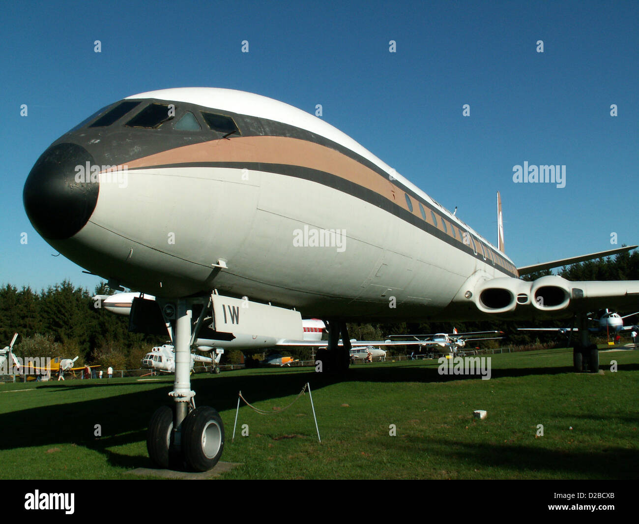 The De Havilland Comet, a British passenger aircraft, operated by Dan ...