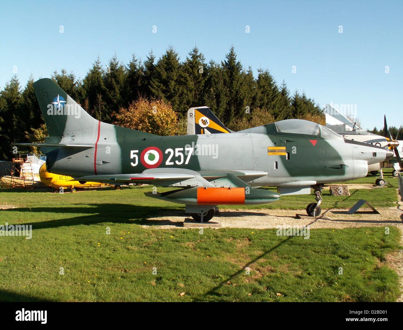 The Fiat G91 R-3, a jet aircraft used by the Luftwaffe, was an ...