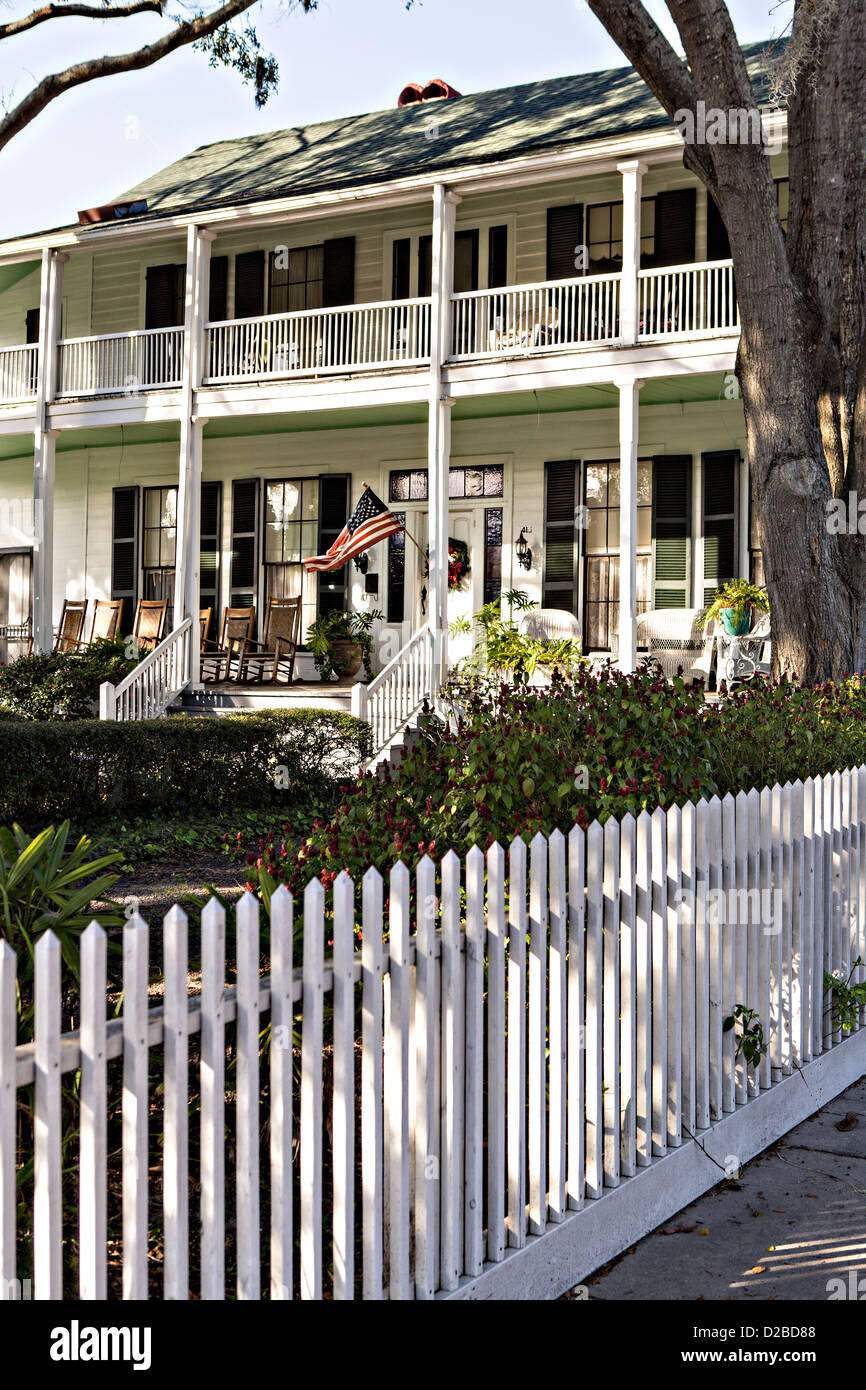 Lesesne House in the historic district of Fernandina Beach, Florida ...