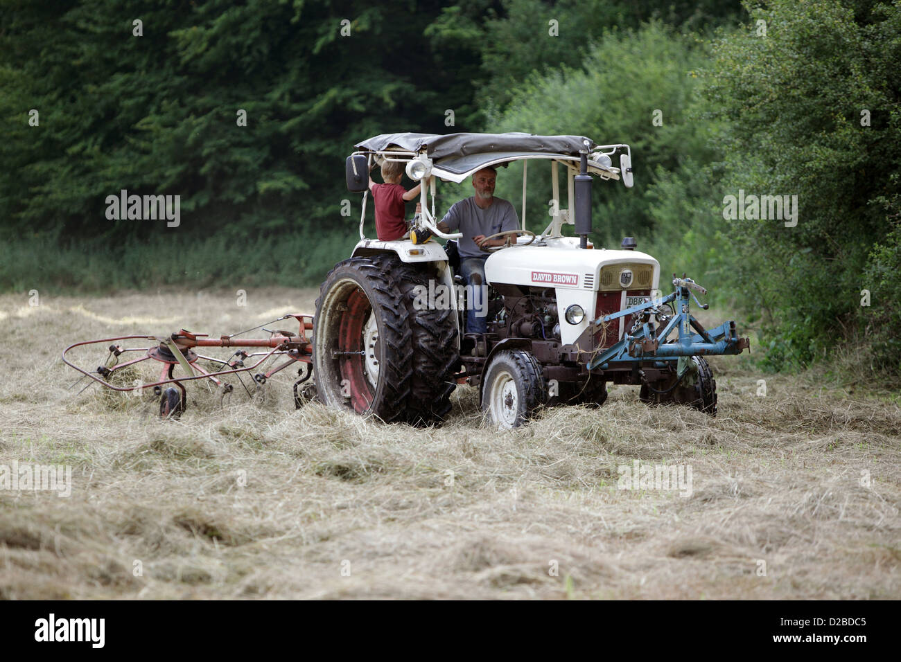 Tractor farming village germany hi-res stock photography and images - Alamy