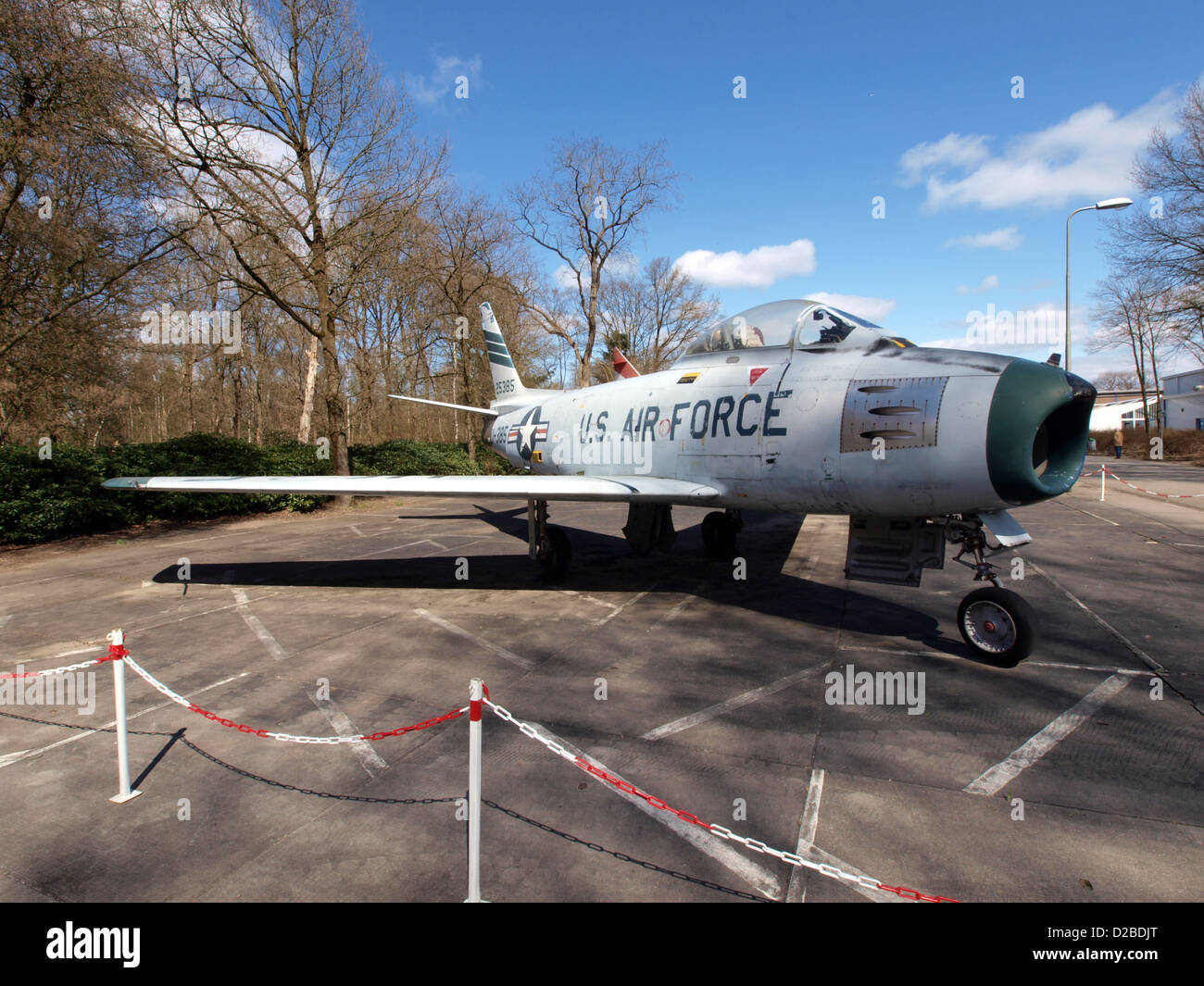 The Sabre is a notable jet fighter displayed at the Military Aviation ...