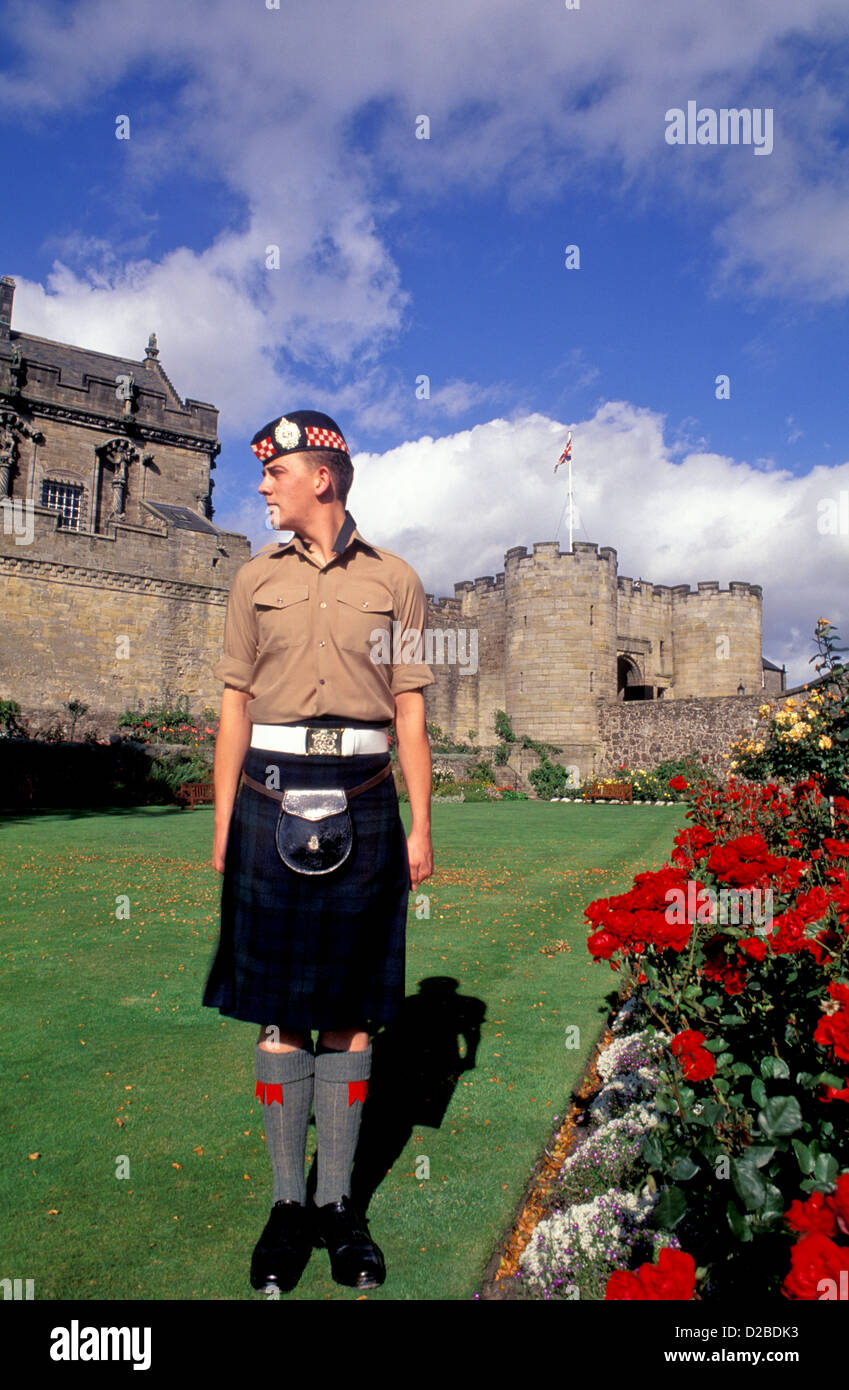 Scotland, Stirling Castle. Soldier Stock Photo - Alamy