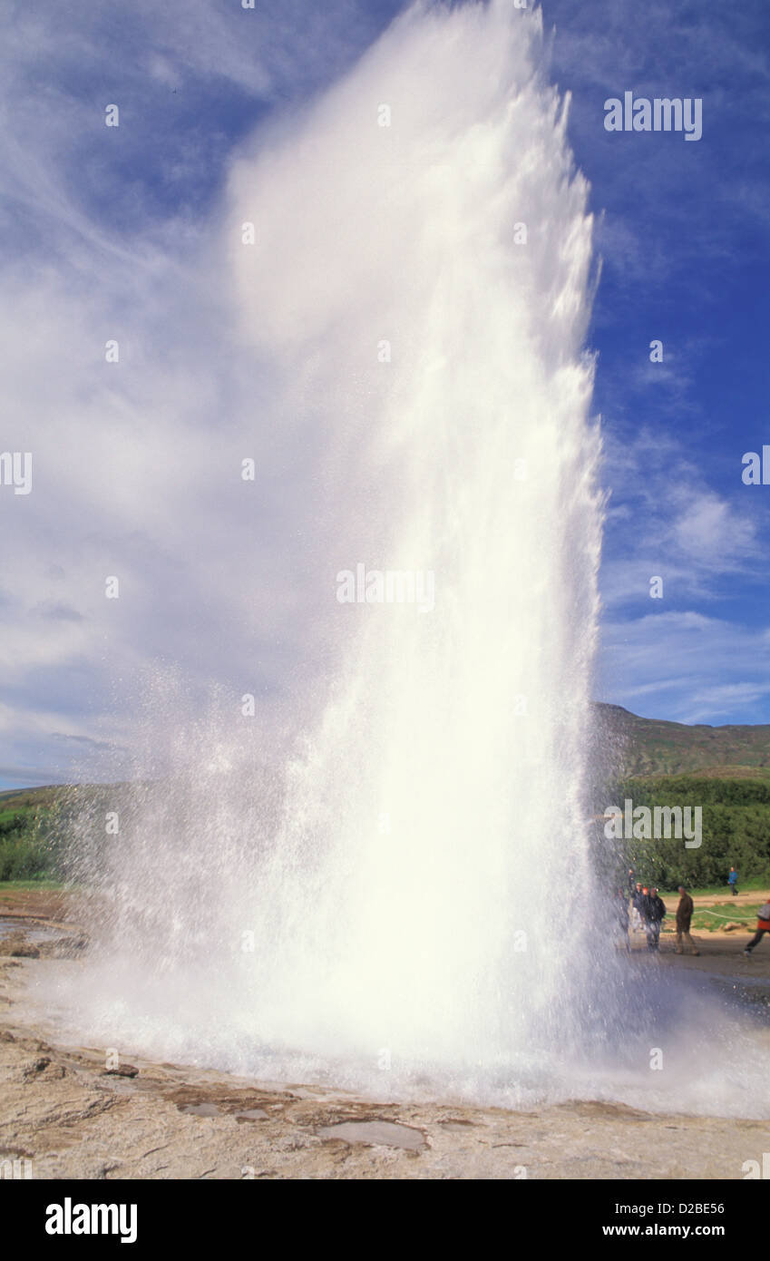 Iceland, Stokkur Geyser Stock Photo - Alamy