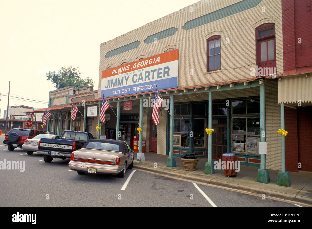 Georgia, Plains. Hometown Of President Jimmy Carter Stock Photo - Alamy