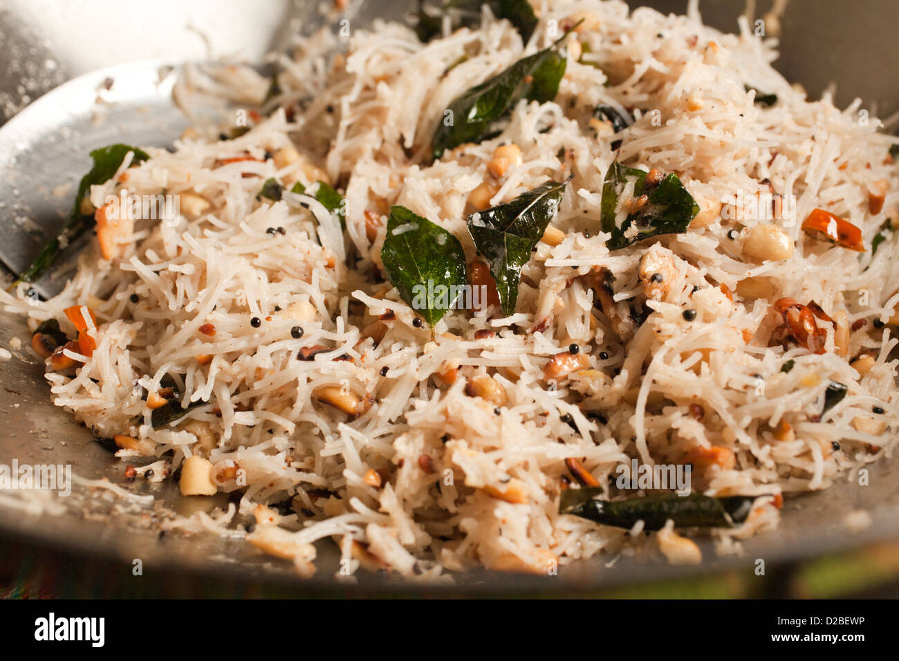 Coconut Sevai, a noodle dish from India Stock Photo - Alamy