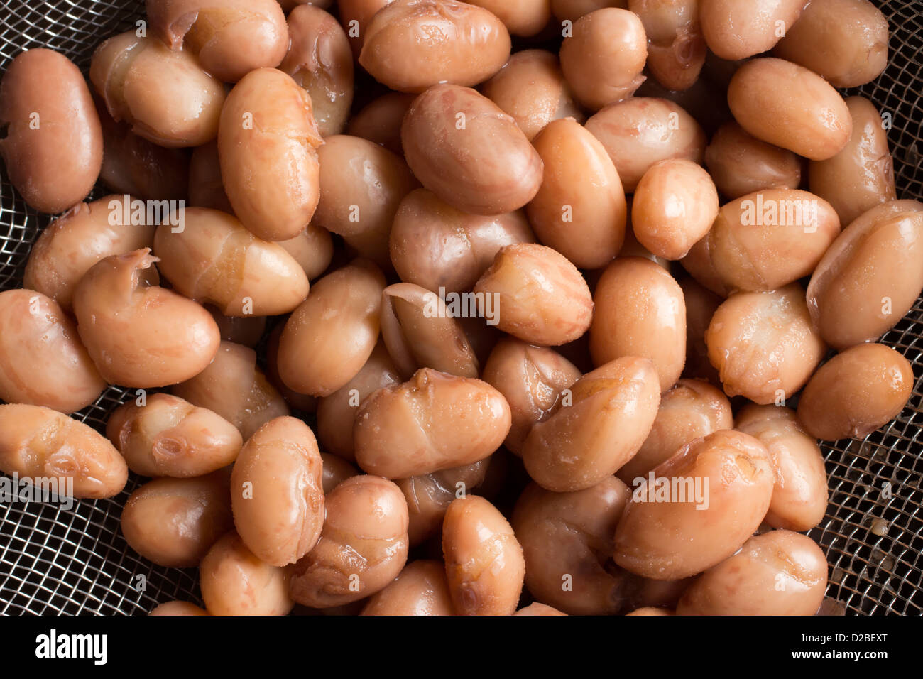 Cooked Roman Beans Stock Photo - Alamy