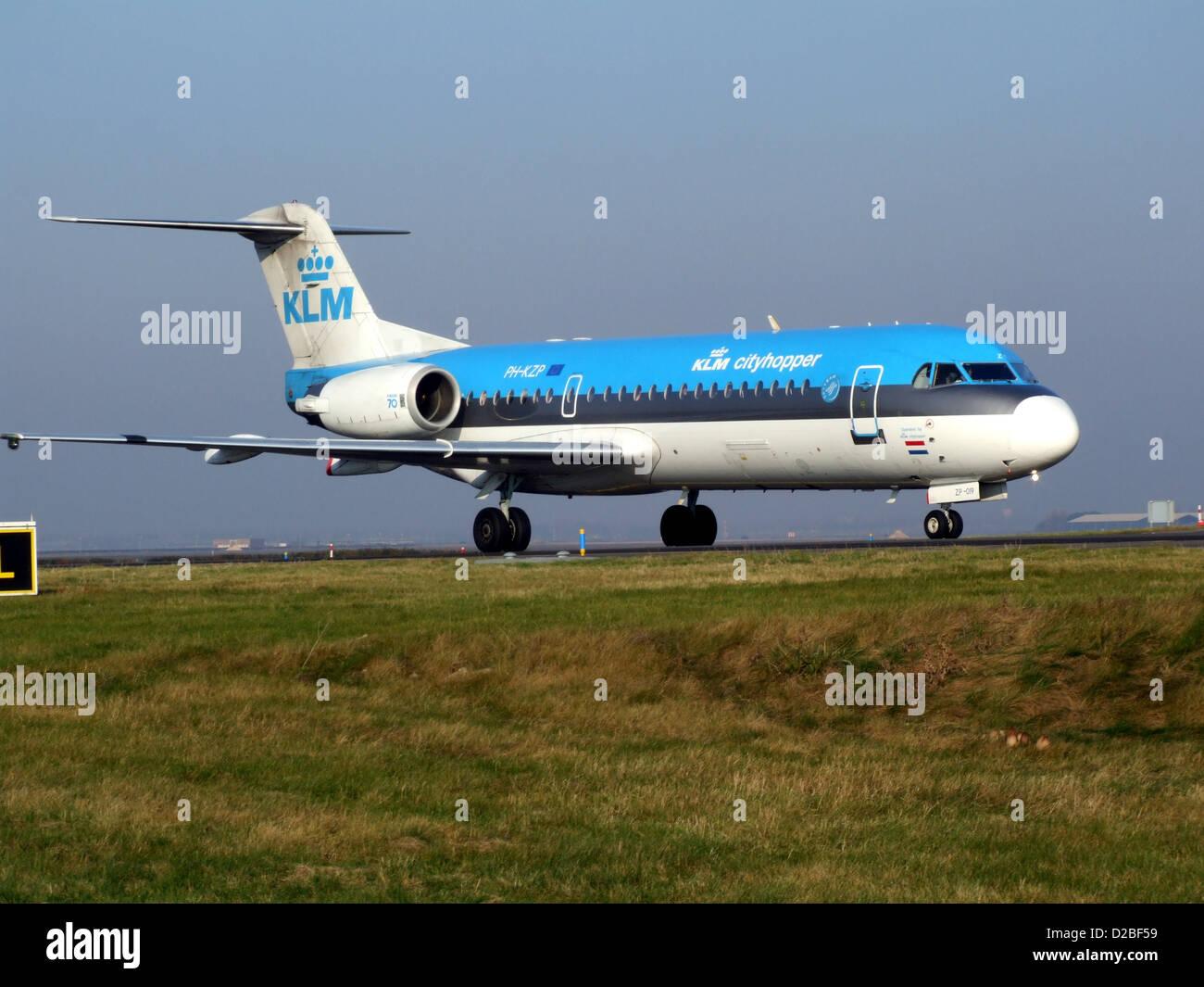 PH-KZP is a Fokker F70 aircraft operated by KLM Cityhopper. This ...
