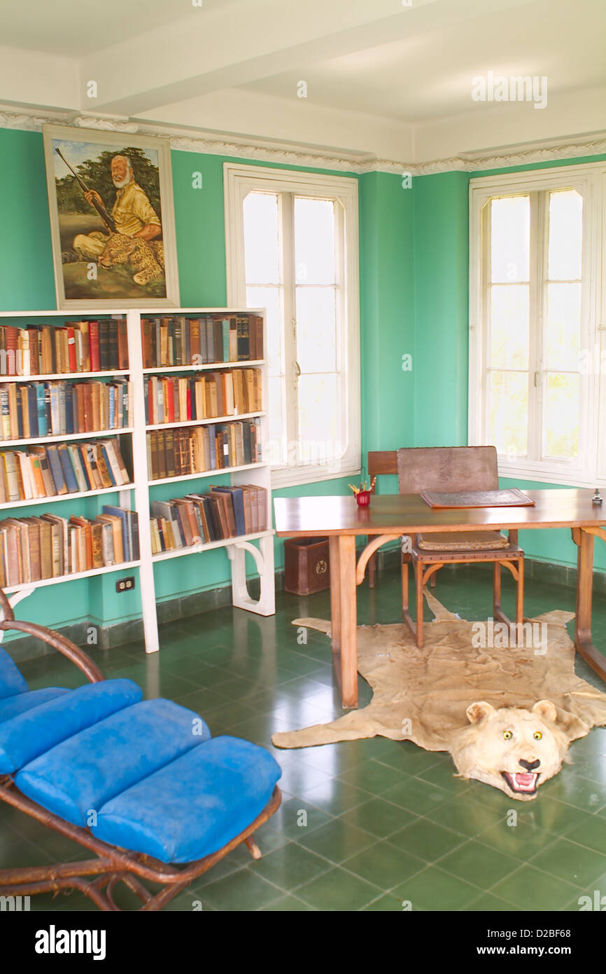 Cuba, Ernest Hemingway Home. Library Stock Photo - Alamy